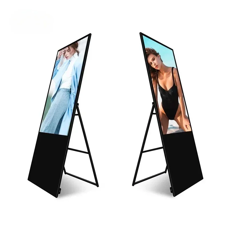 32 inch portable digital poster lcd smart indoor advertising player ...