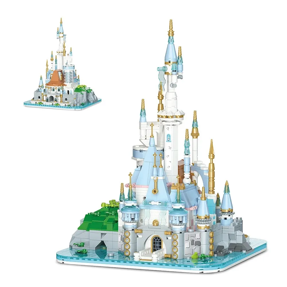 ToylinX-1366PCS-Princess-Castle-Building-Blocks-Set-DIY-Construction ...