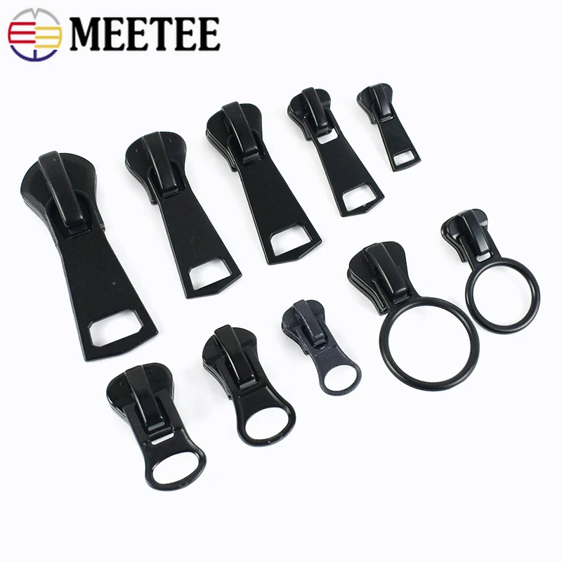 5/10/20Pcs 3# 5# 8# 10# 15# Zipper Slider Heads for Resin Zippers Bag ...