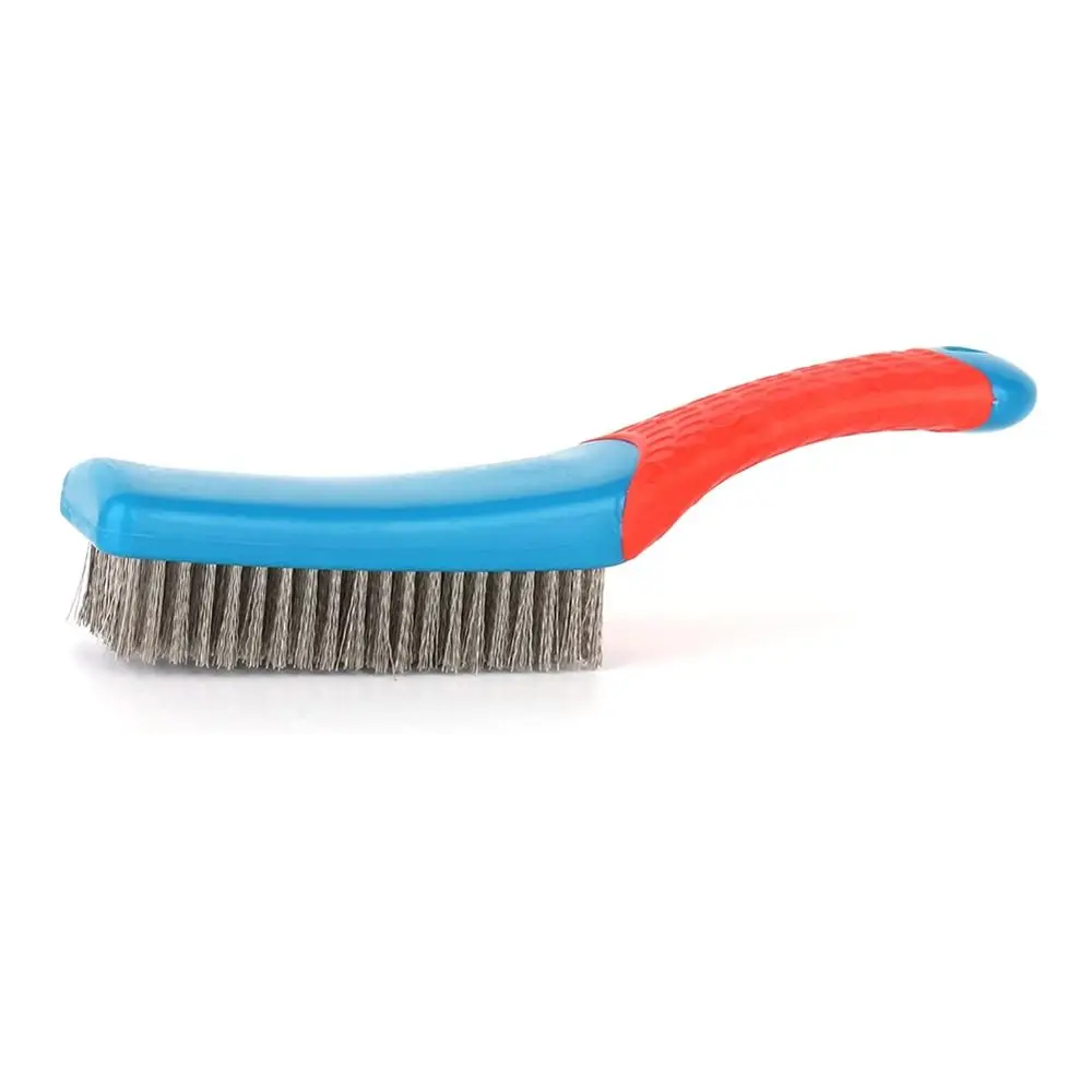 Durable-Stainless-Steel-Small-Wire-Brush-Silicone-Handle-Red-and-Blue ...