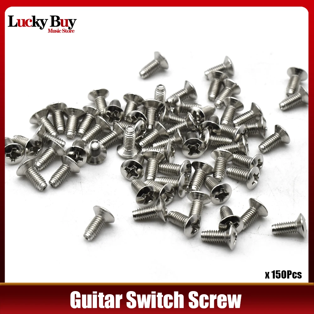 150pcs-Electric-Guitar-Switch-Screws-Pickup-Selector-Screw-for-Electric ...