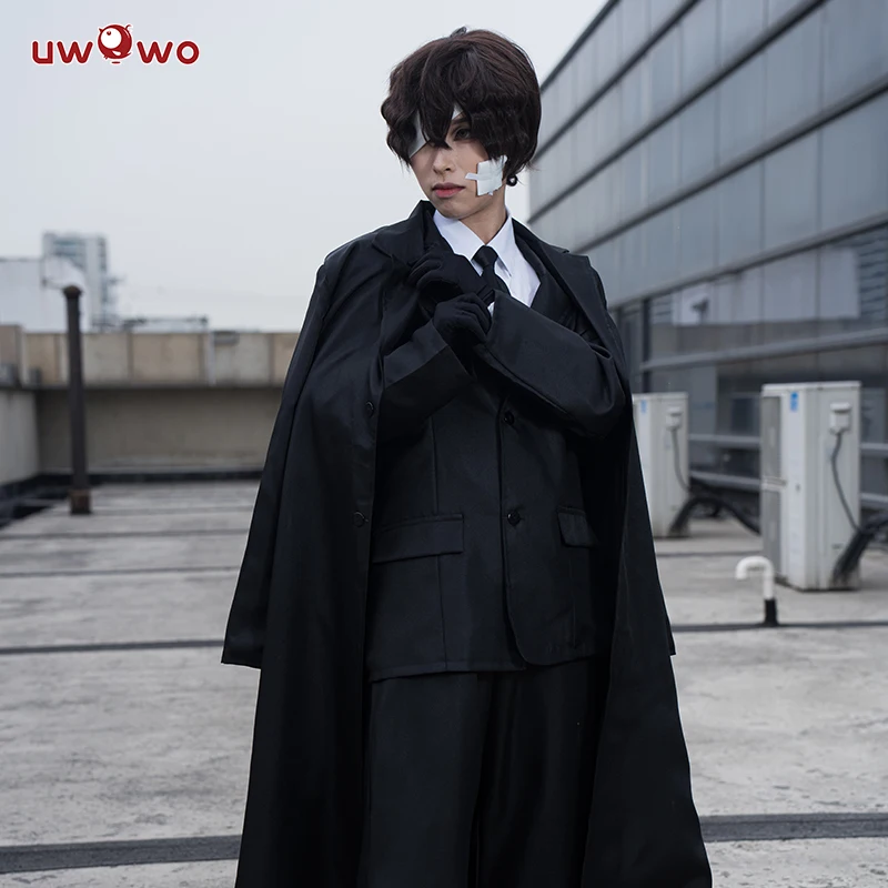 UWOWO-Dazaii-Cosplay-Costume-Dazaii-Osamuu-Long-Black-Coat-Shirt-Pants ...