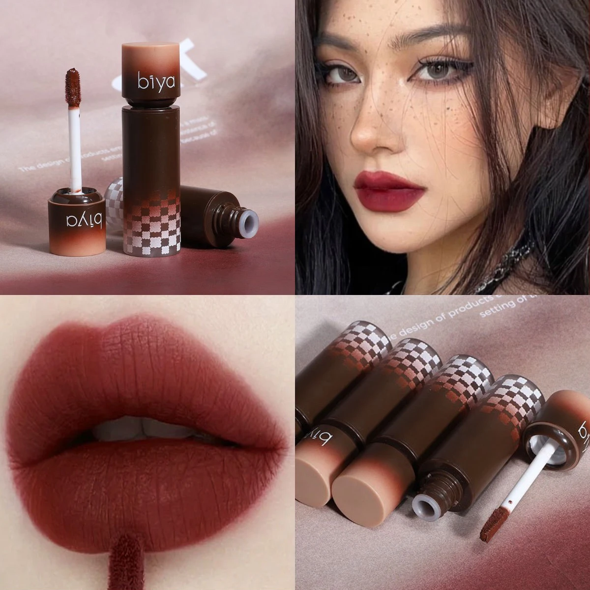 Dark Brown Matte Lipstick