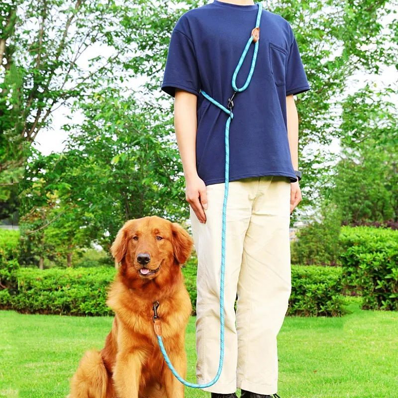 Dog Leash Hands Free Leashes for Dog Walking Adjustable Dogs Leash ...
