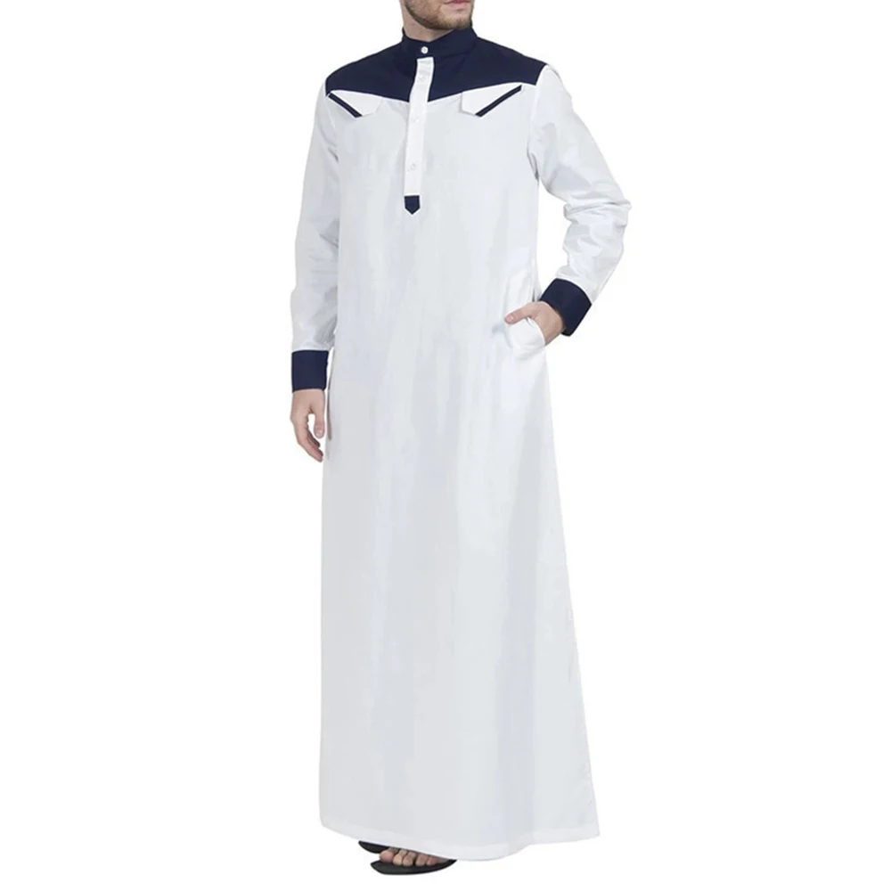 Muslim-Men-Jubba-Thobe-Islamic-Clothing-Ramadan-Mens-Moroccan-Kaftan ...