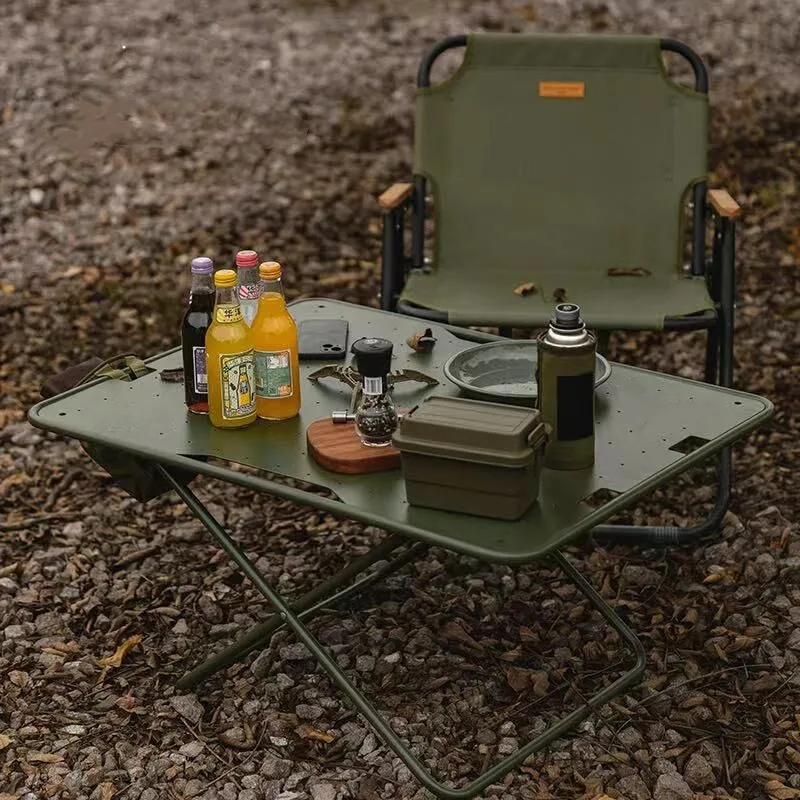 Portable-Aluminum-Alloy-Table-Foldable-Camping-Equipment-Table-Self ...