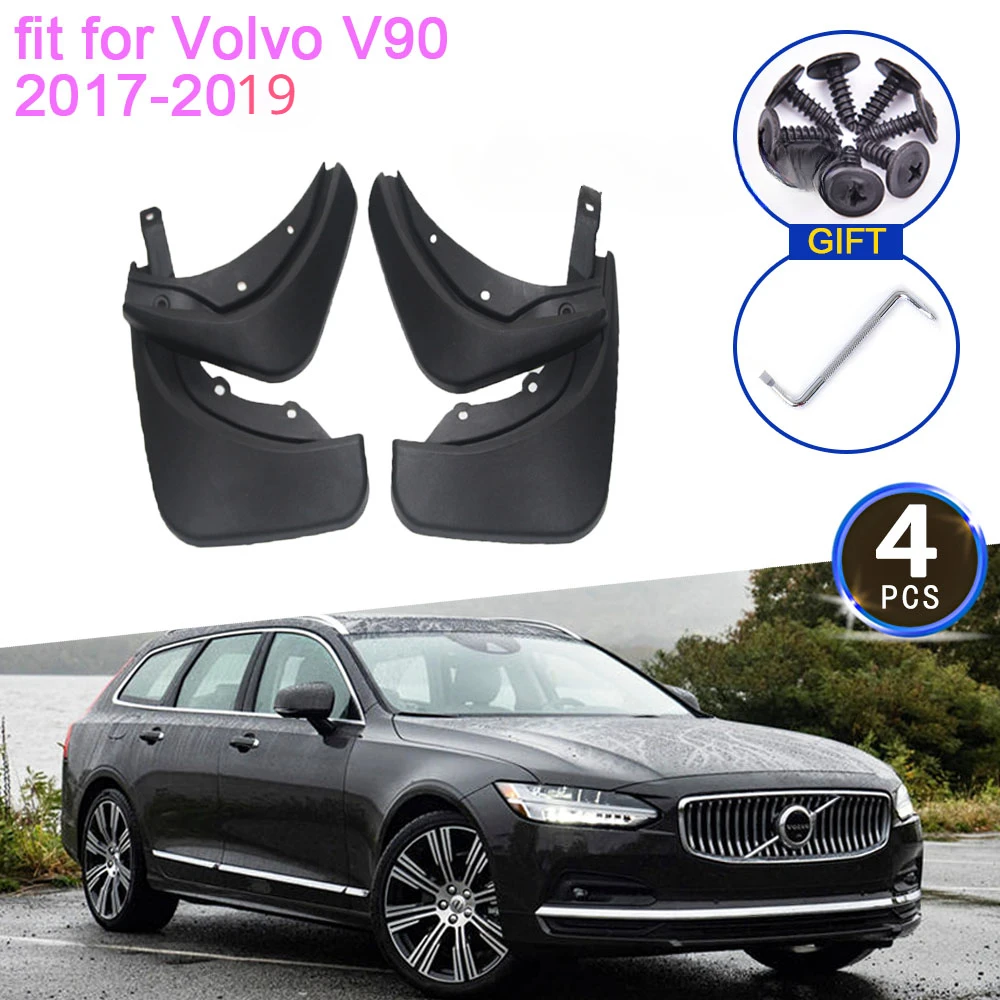 4x-for-Volvo-V90-2017-2018-2019-Mudflaps-Mudguards-Splash-Guards-Mud ...
