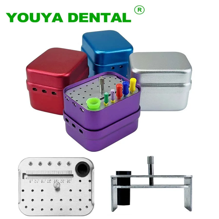30-Holes-Dental-Burs-Disinfection-Box-Aluminium-Autoclave-Sterilizer ...