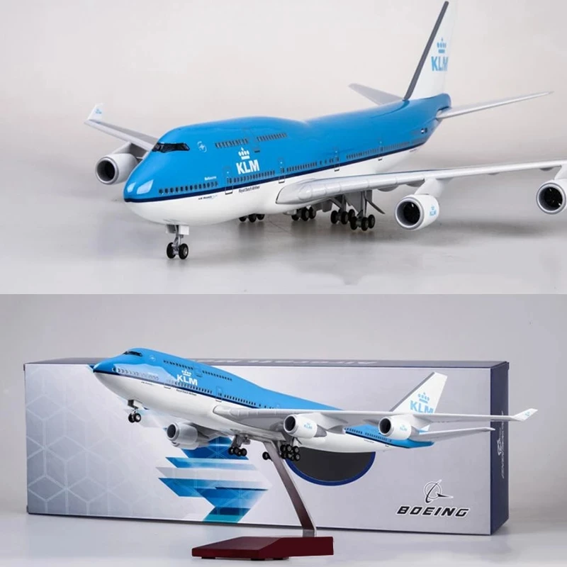 1-157-47CM-Airplane-Boeing-747-B747-KLM-Royal-Dutch-Airlines-Model ...