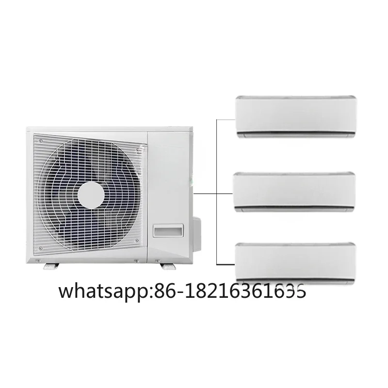 3zone-36000Btu-mini-wall-mounted-split-type-inverter-AC-system-unit-VRF ...