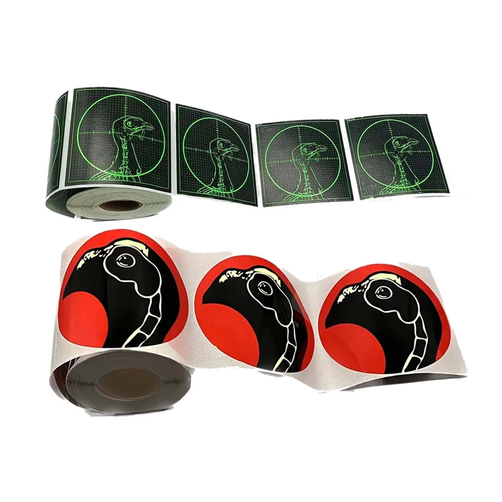 4-Inch-Green-Turkey-SplatterBurst-Sticker-Shooting-Targets-Reactive ...