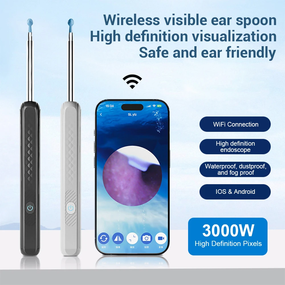 Wireless-Smart-Visual-Ear-Cleaner-1296P-Ear-Sticks-Otoscope-USB-C ...