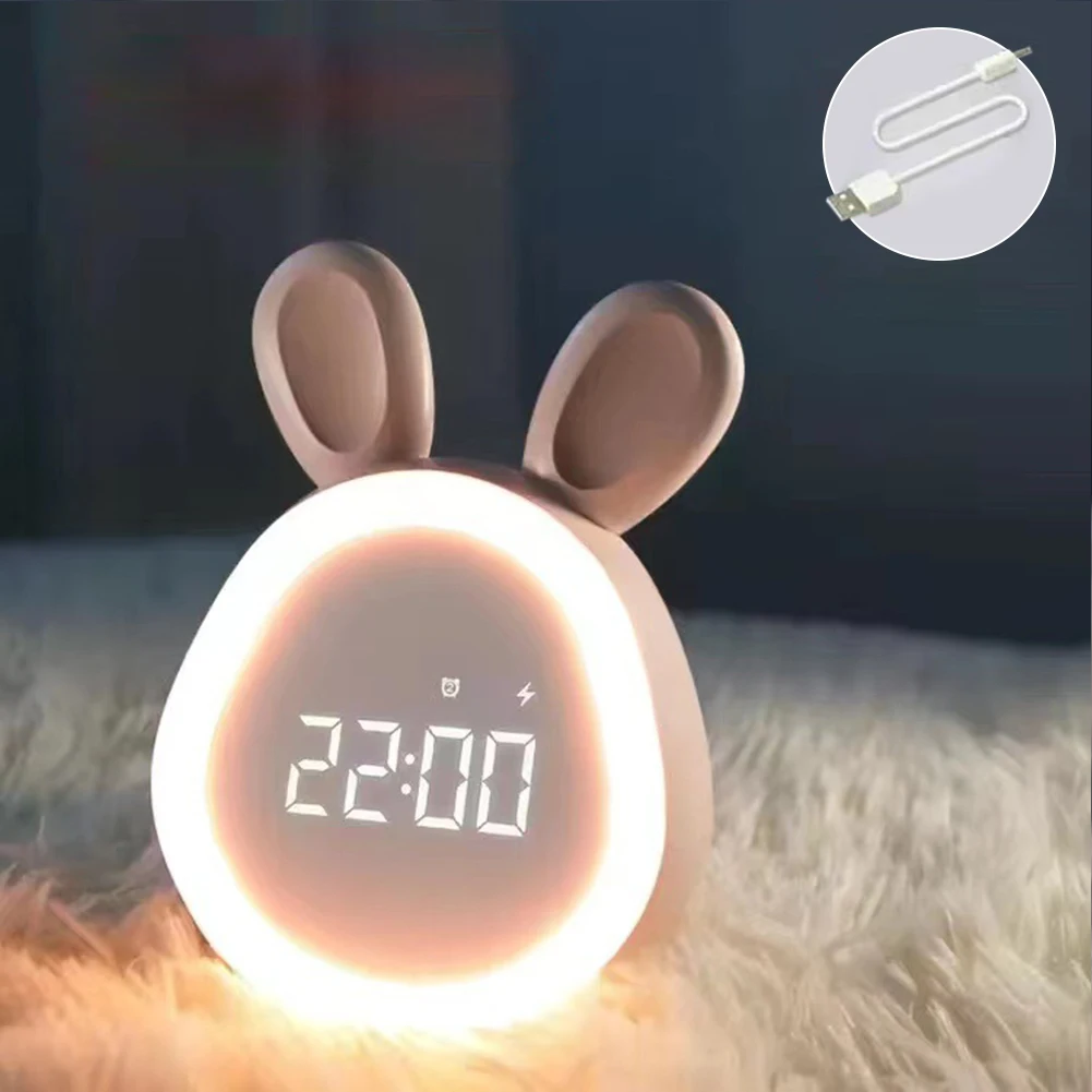 Kids-Alarm-Clock-Children-s-Alarm-Clock-With-Night-Light-Stepless ...