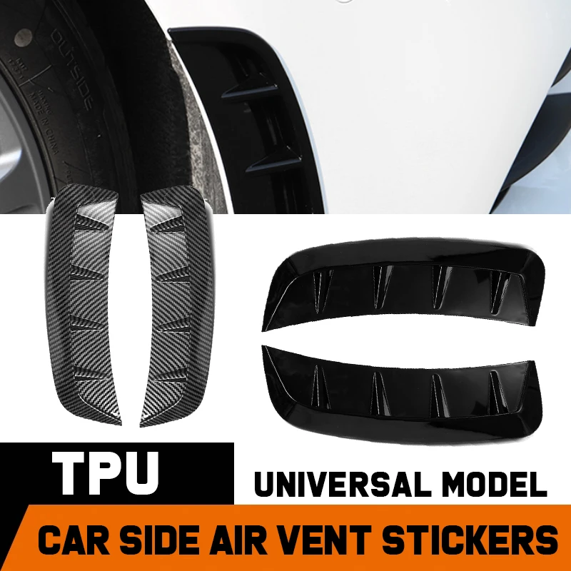 2pcs-Car-Front-Bumper-Wing-Air-Intake-Ventilation-Hood-Exterior ...