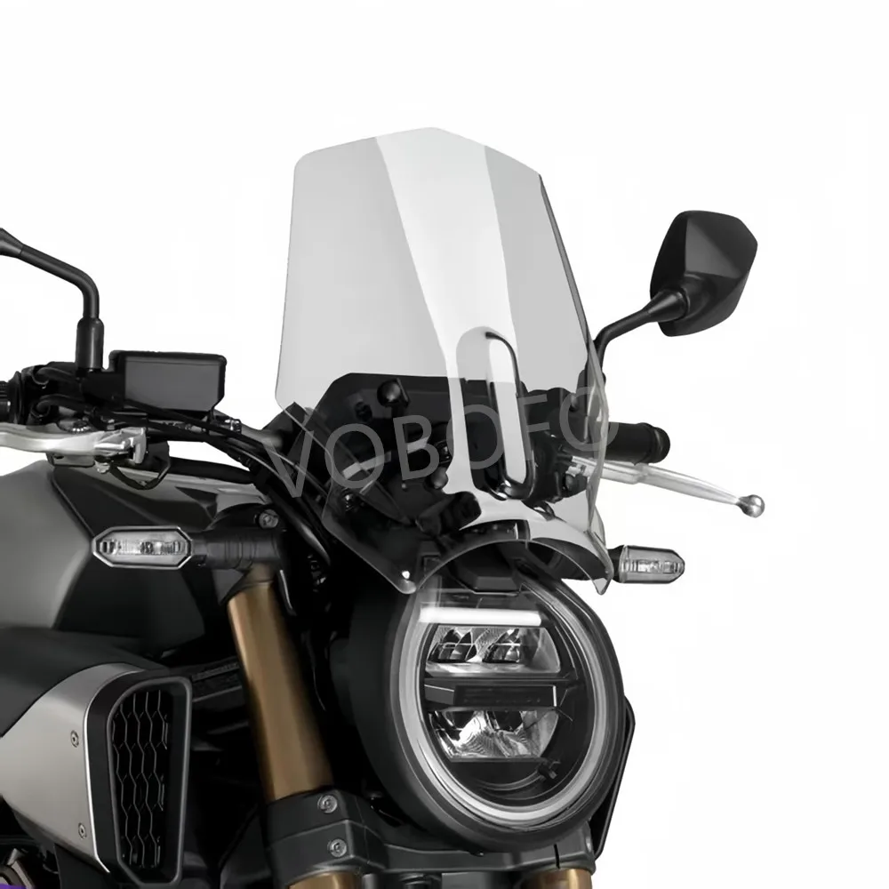 Motorcycle Modified Windshield Windscreen Small Wind Deflector Front ...