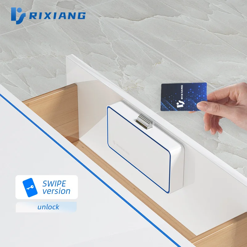 Invisible-Drawer-Lock-Cabinet-Lock-Silver-ID-IC-Chip-Card-Unlock ...