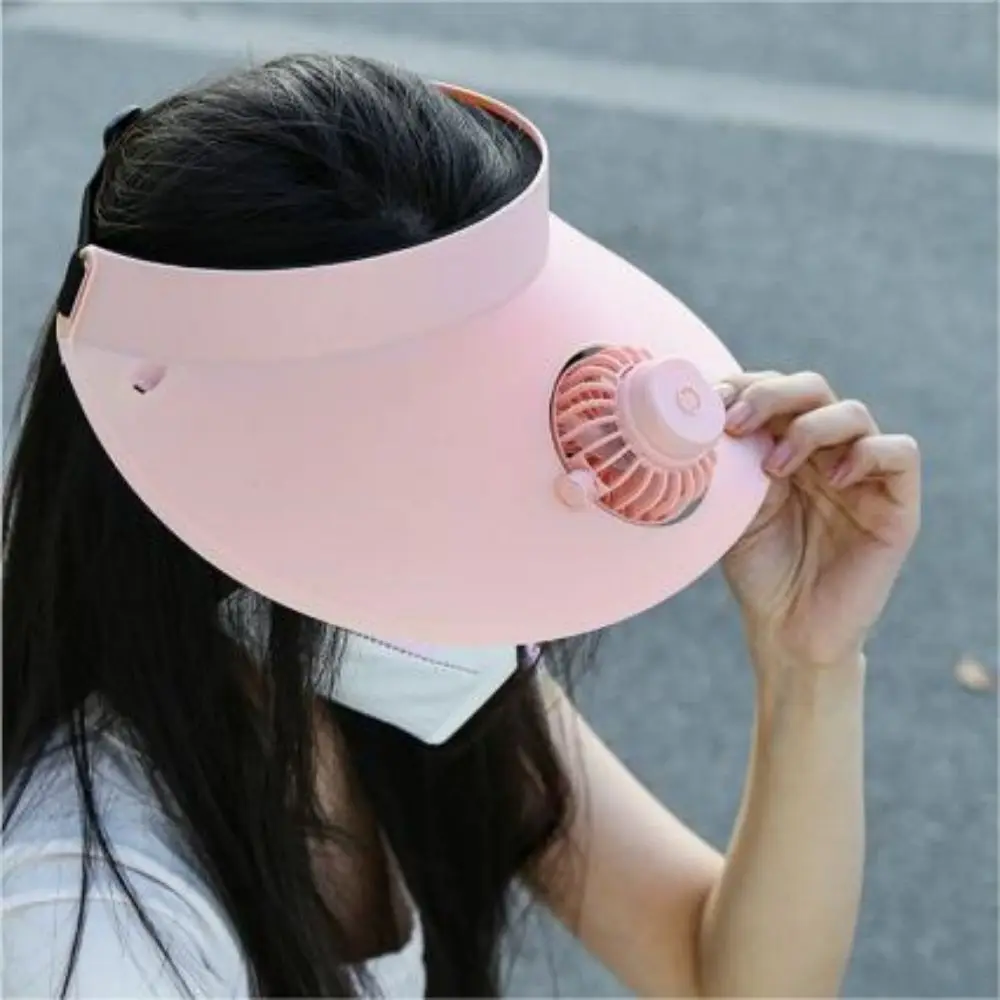1pc-fan-cap-Summer-sunshade-and-sunscreen-fan-rotatable-outdoor-USB ...