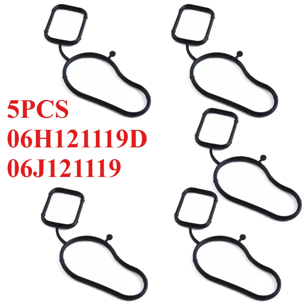 5PCS 06H121119D 06J121119 Water Pump Gasket O-Ring For VW Golf 5 6 GTI ...
