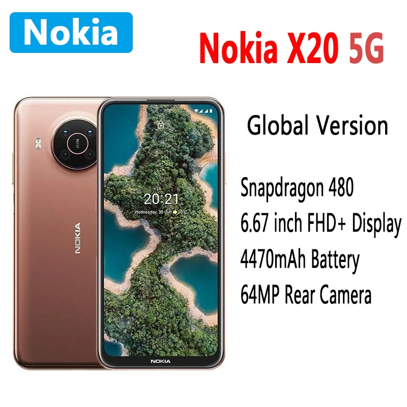 Smartphone-Nokia-X20-5G-8GB-128GB-6-67-FHD-Display-Snapdragon-480 ...