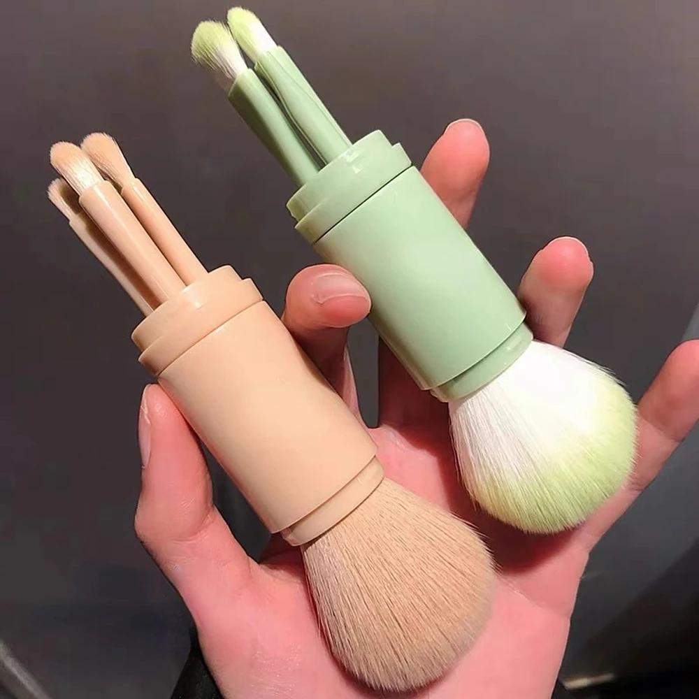 4-In-1-Retractable-Makeup-Brushes-Set-Portable-Makeup-Brush-Loose ...