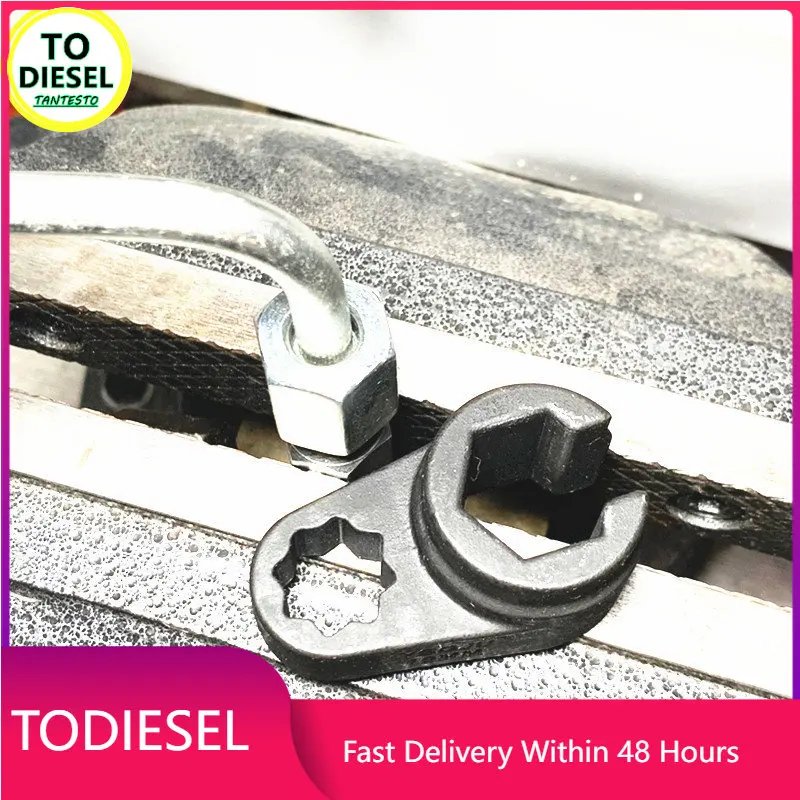 Diesel-Truck-Automotive-Engine-Pump-Repair-Tube-Pipe-Removal-Install ...