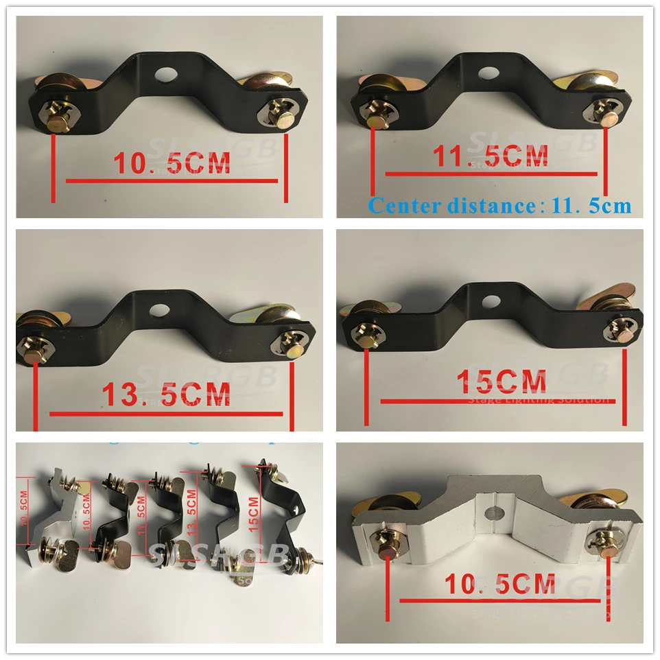 2pcs Moving Head Lighting Fast Lock Omega Hang Clamp Bracket Beam ...