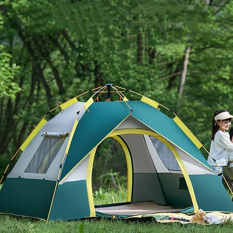 Outdoor Quick Automatic Tent Portable Hydraulic Waterproof Rainproof ...