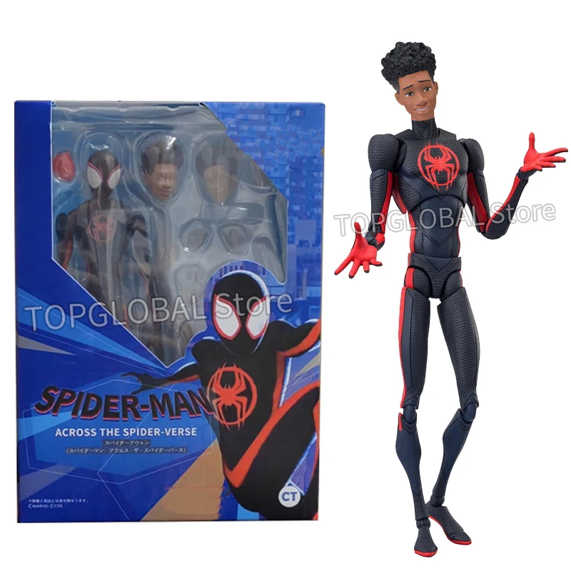 SHF-Spider-Man-Across-the-Spiderverse-Miles-Morales-Action-Figure-PVC ...