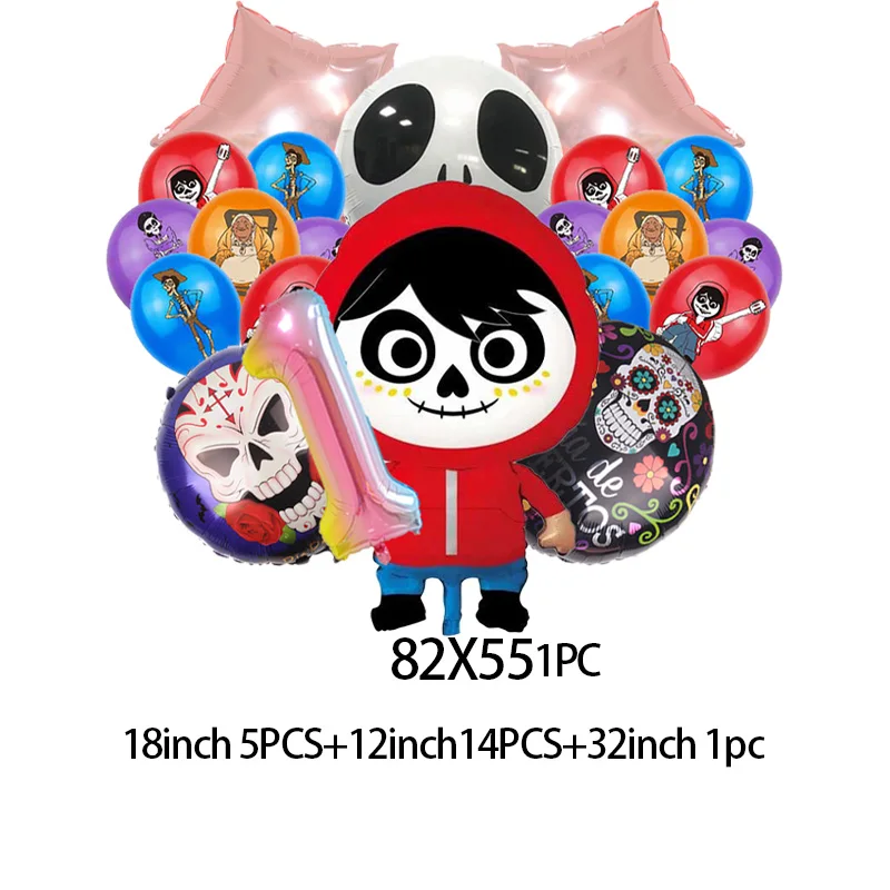 Coco-Foil-Balloon-Decoration-boy-Birthday-Party-Supplies-Baby-Shower ...