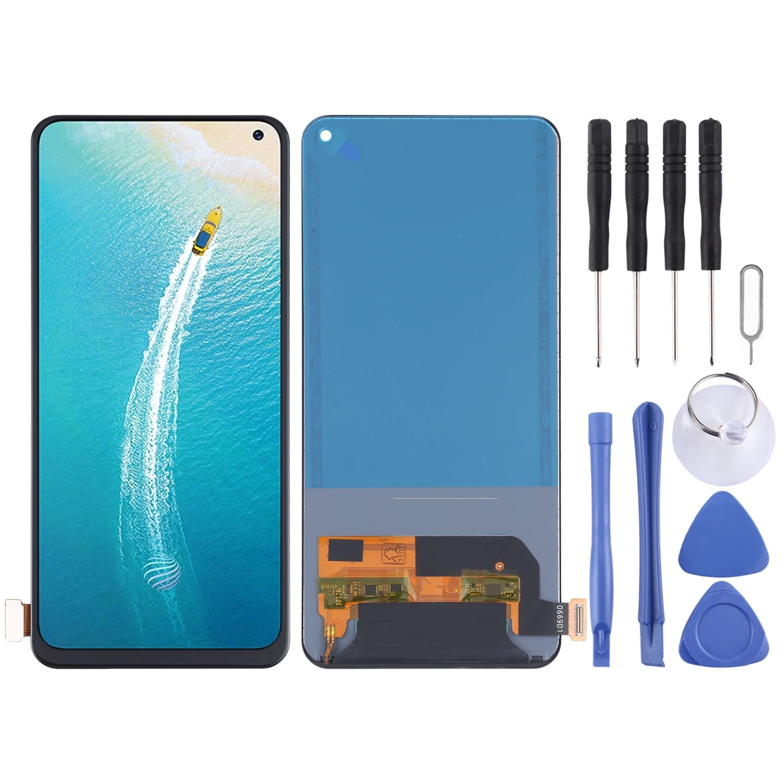 TFT Material LCD Screen and Digitizer Full Assembly For Vivo V17 / V19 ...