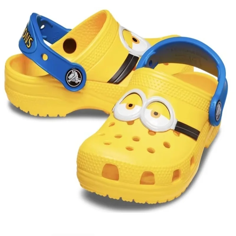 MINISO-Anime-Minions-Hole-Sandals-Stuart-Dave-Slippers-Sandals-Kawaii ...
