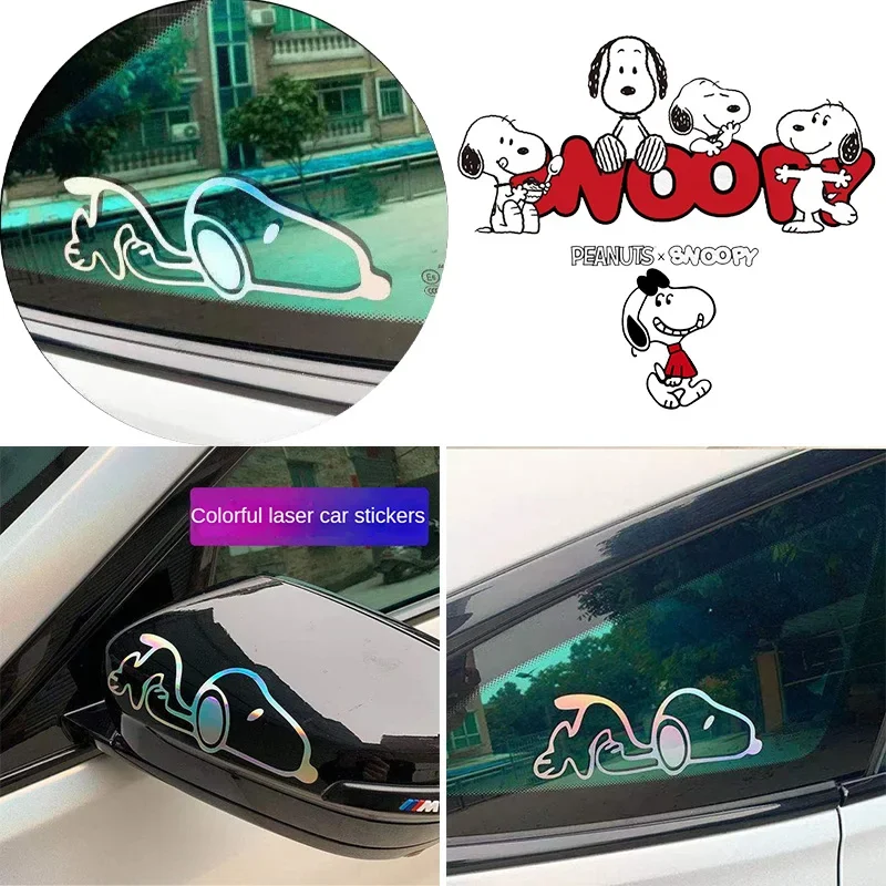 Snoopy-Car-Reflective-Stickers-Collision-Avoidance-Warning-Strip-Tape ...