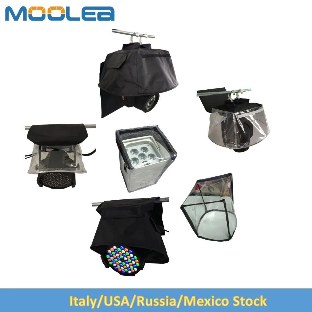10pcs-Beam-Moving-Head-Rain-Snow-Coat-Led-Strobe-Rain-Cover-Battery-Par ...