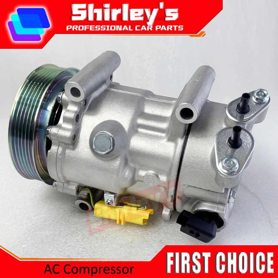 SD6C12-Air-Conditioning-AC-Compressor-FOR-PEUGEOT-207-307-CC-Citroen ...