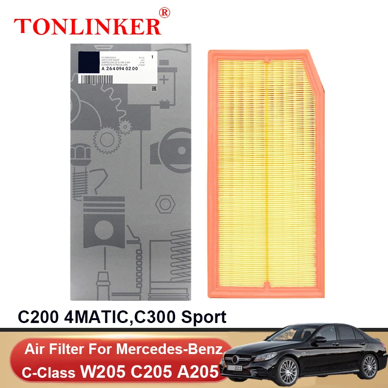 TONLINKER-Air-Filter-A2640940200-For-Mercedes-Benz-C-CLASS-W205-C205 ...