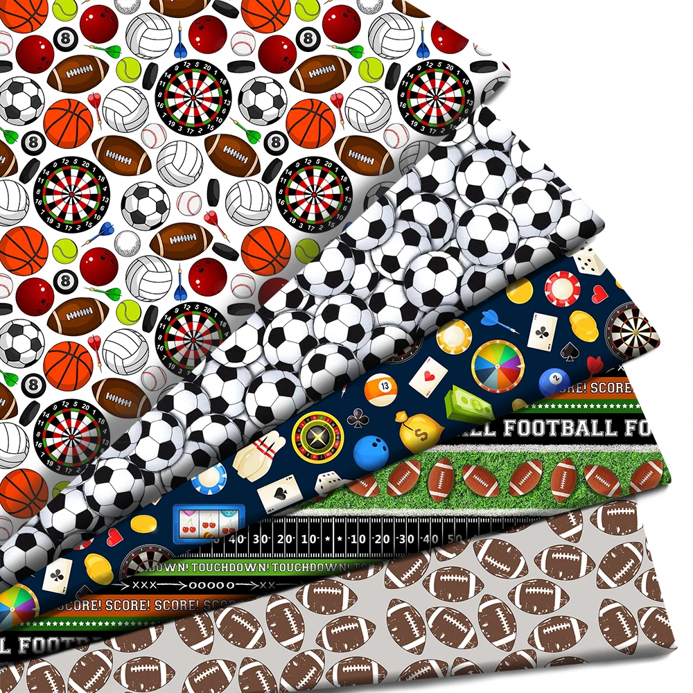 Sports-Football-Baseball-Printed-Polyester-Pure-Cotton-Material ...