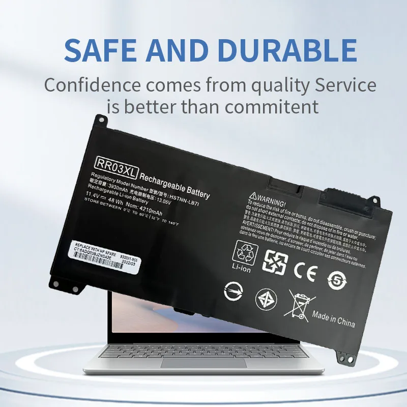 RR03XL Laptop Battery For HP ProBook 430 440 450 455 470 G4 G5 ...