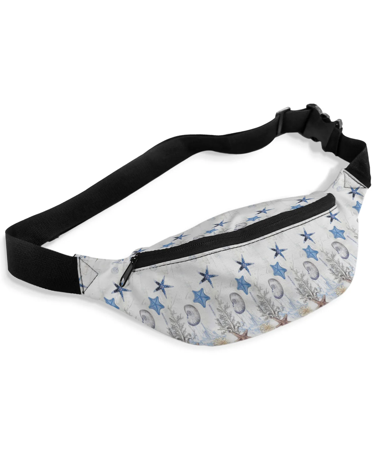 Ocean-Starfish-Shell-Waist-Packs-Shoulder-Bag-Unisex-Messenger-Bag ...