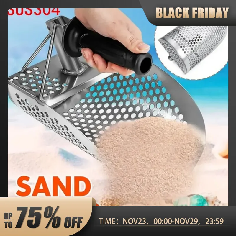 Beach-Sand-Scoop-Shovel-Metal-Detector-Sand-Scoops-Treasure-Detecting ...
