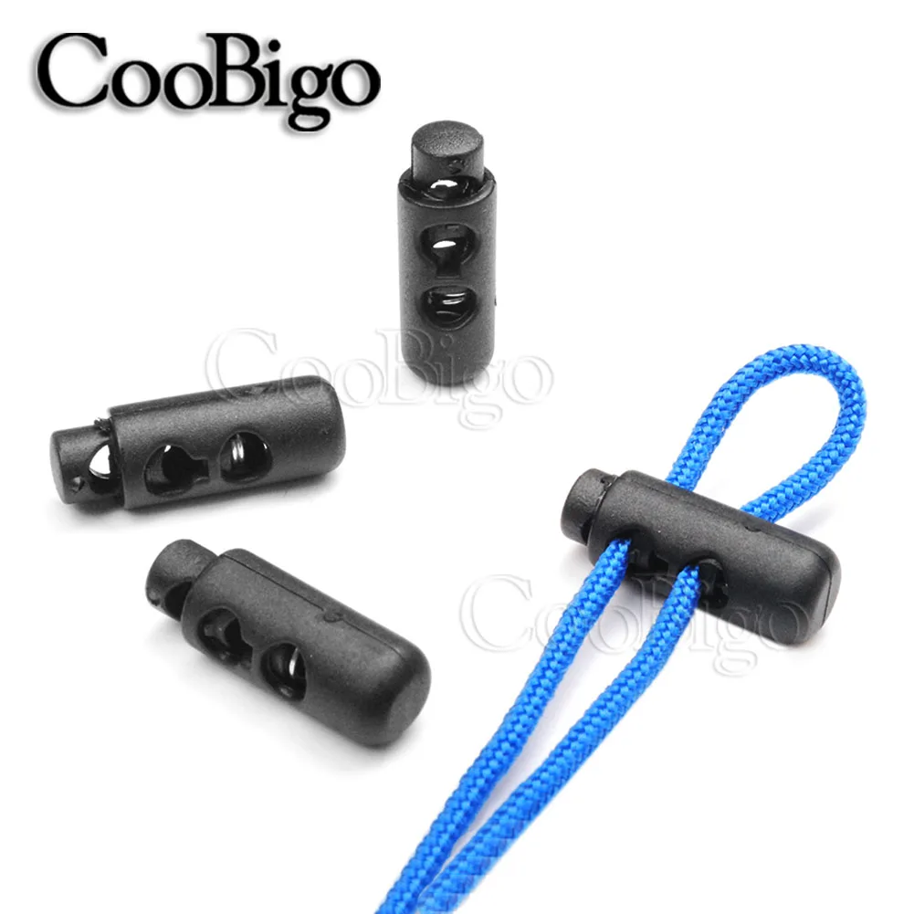 10pcs Plastic Spring Clasp Cord Lock Stopper End Toggle Clip Fastener for Clothes Shoes Lace Bungee Elastic Rope Lanyard Black AliExpress 15