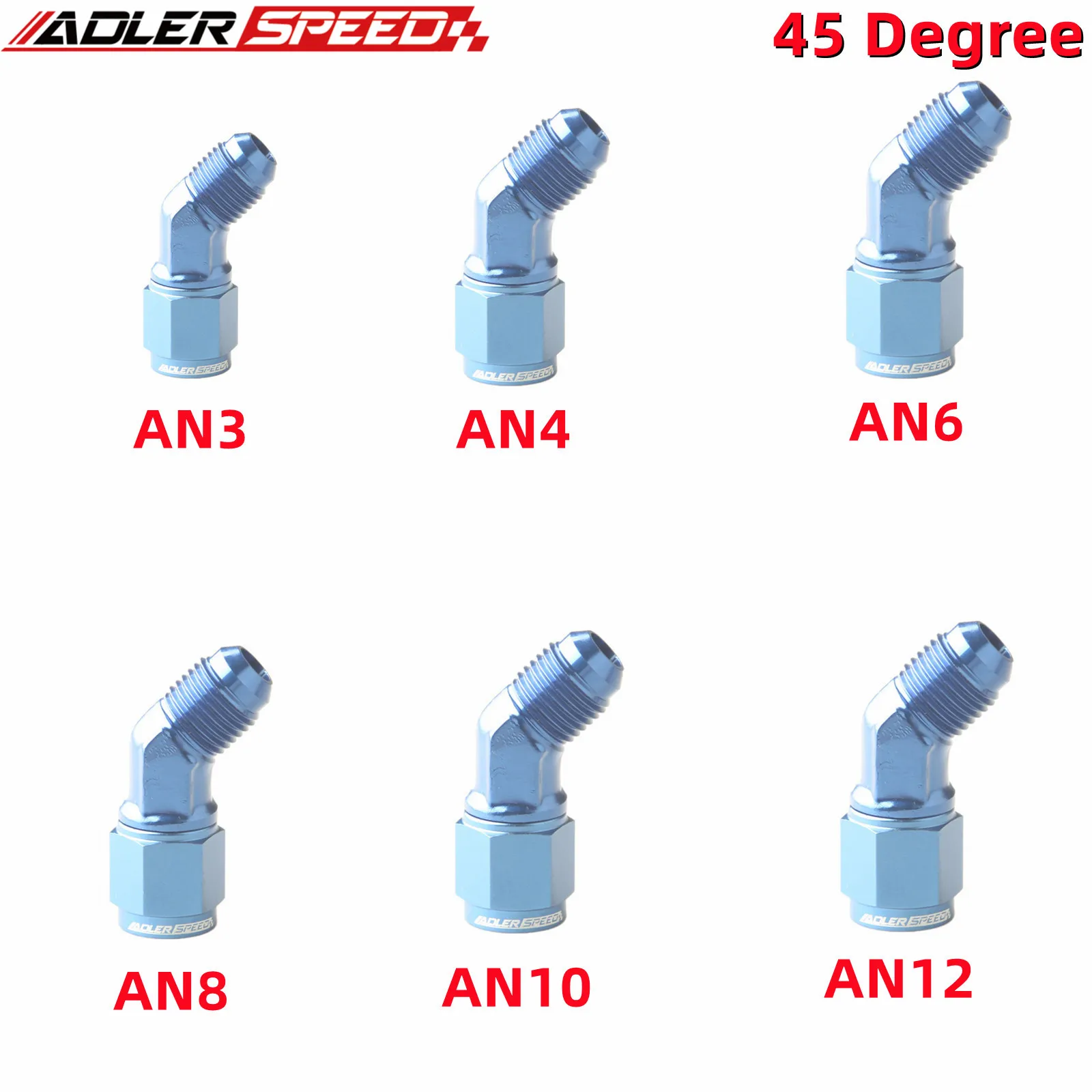 Universal-Female-to-Male-Flare-45Degree-AN3-AN12-Elbow-Swivel-Fitting ...