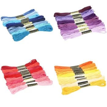 12/24/36/50 Anchor Similar DMC Cross Stitch Cotton Embroidery Thread ...