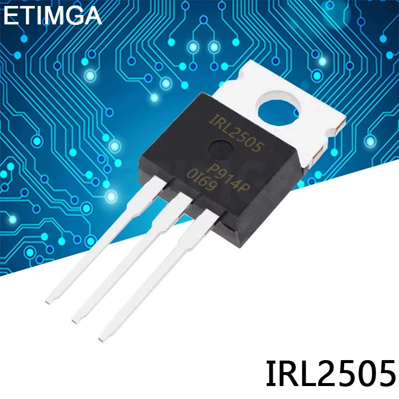 Transistors MOS FET, lot de 10 pièces, nouvelle collection, IRL2505PBF TO 220, IRL2505 TO220 ...