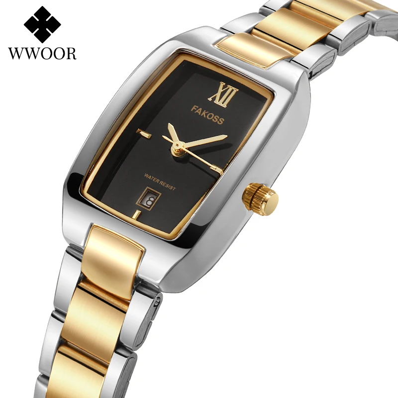 Brand-New-Women-Watch-Luxury-Black-Quartz-Stainless-Steel-Bracelet ...