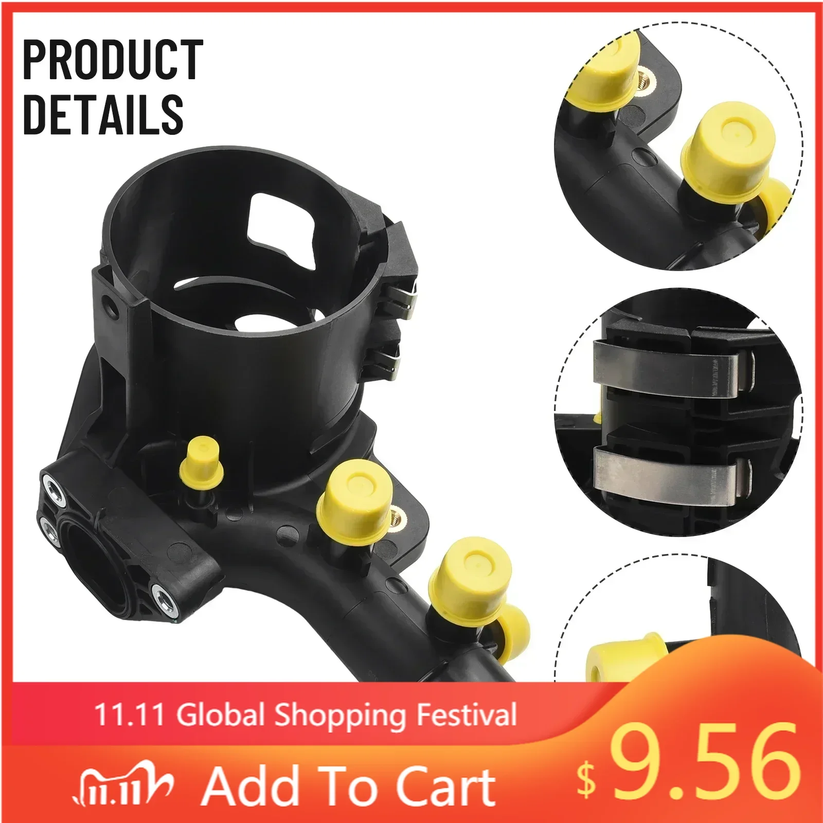 High-Quality-Water-Outlet-1-Set-6512006000-A6512001656-Anti-rust-Black ...