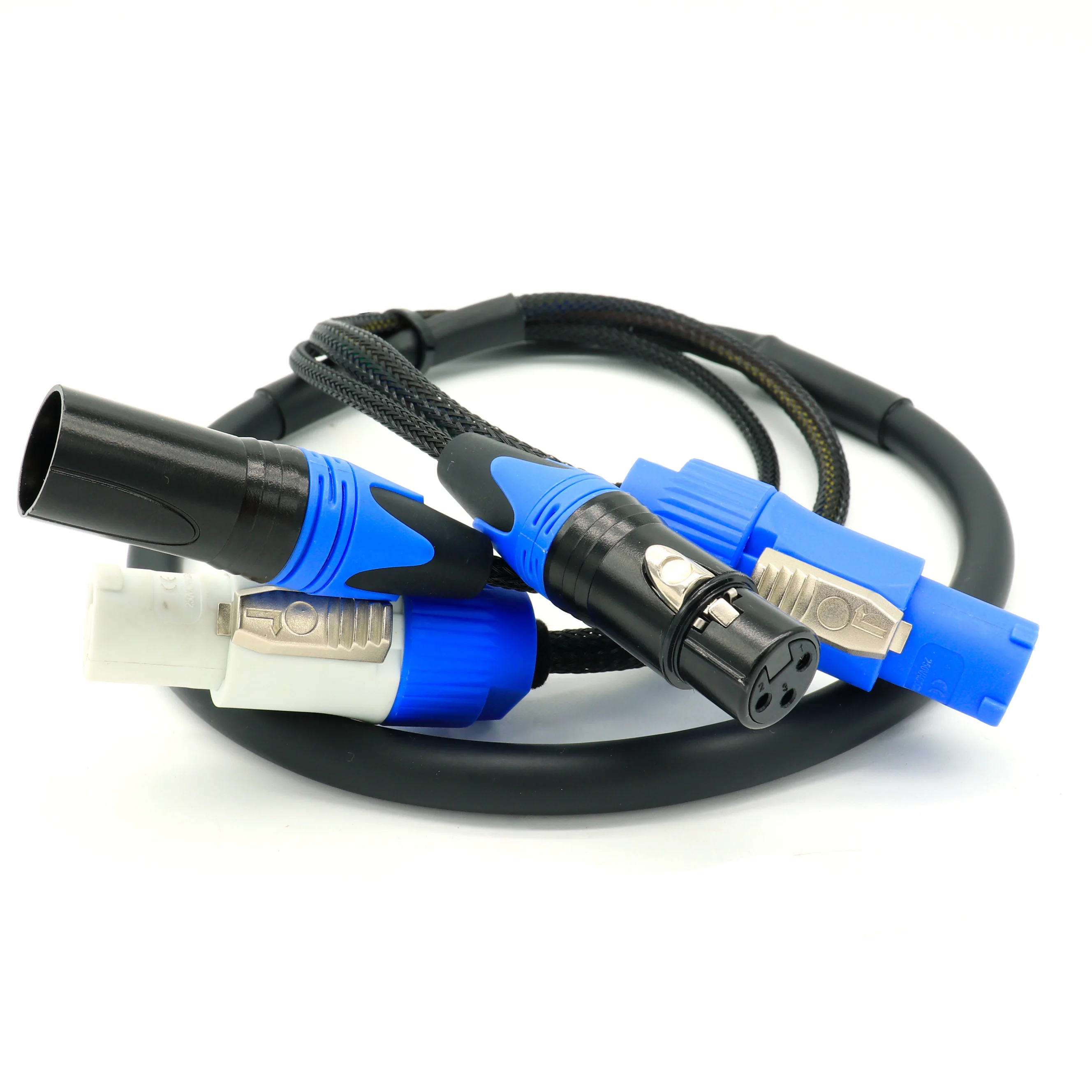 DMX PowerCON Hybrid Power Cable – Stage Light AC Cable for LED Screens ...