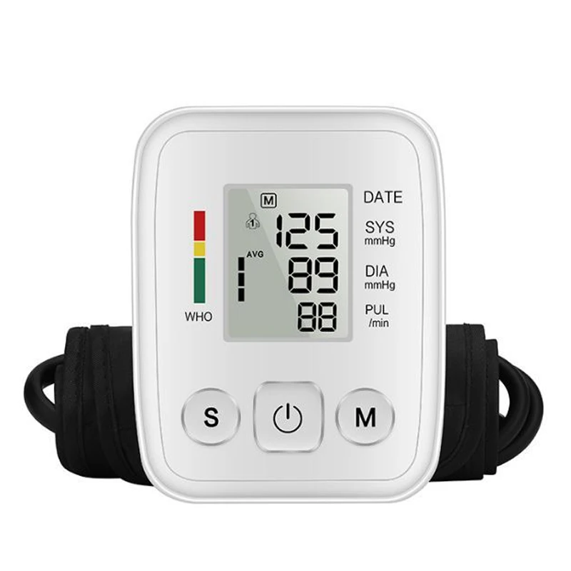 Automatic-Pulse-Heartbeat-Measurement-Sphygmomanometer-BP-Cuff ...