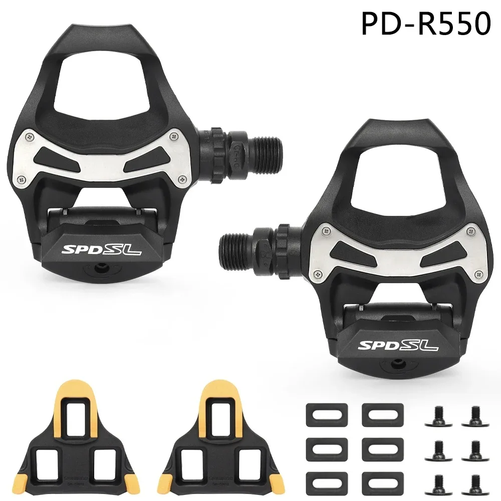 SHIMANO 105 PD R550/R540 Road Bike Pedal Carbon Self-Locking Pedals ...