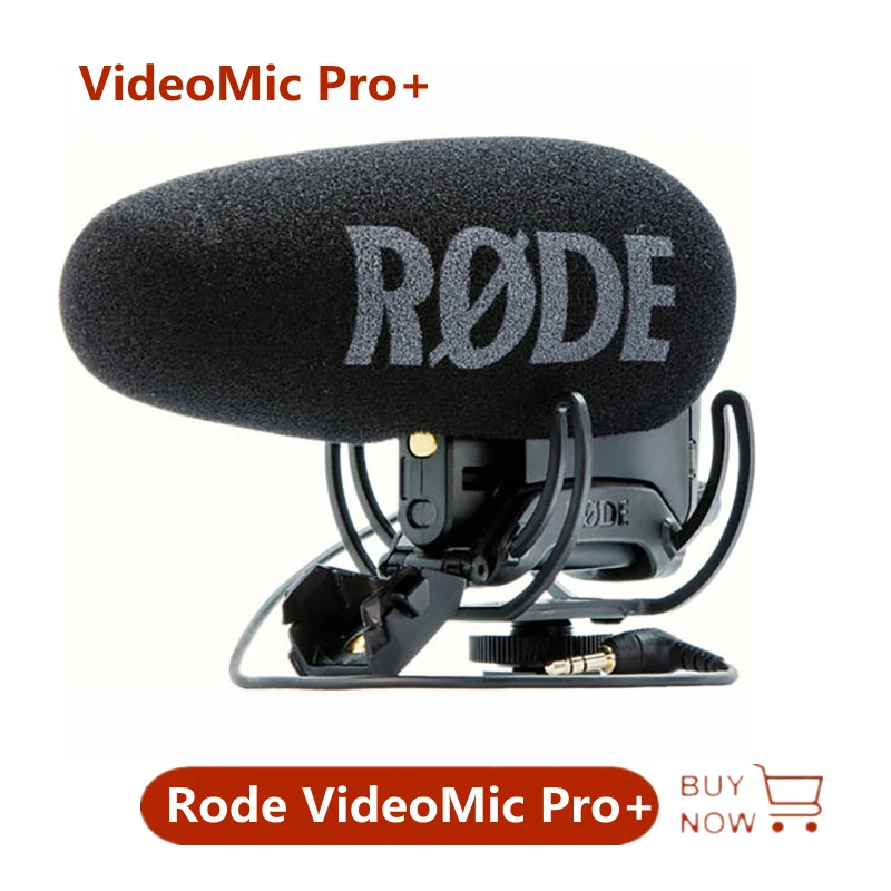Rode-VideoMic-Pro-plus-Microphone-Shotgun-MIC-Interview-Video-Studio ...