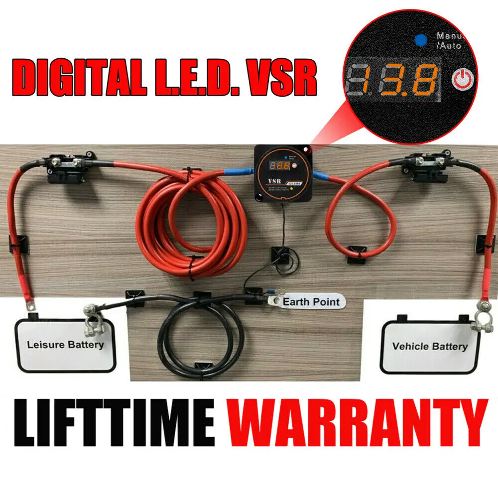 12V-Car-RV-Yacht-Black-Digital-Display-Smart-Dual-Battery-Isolator ...